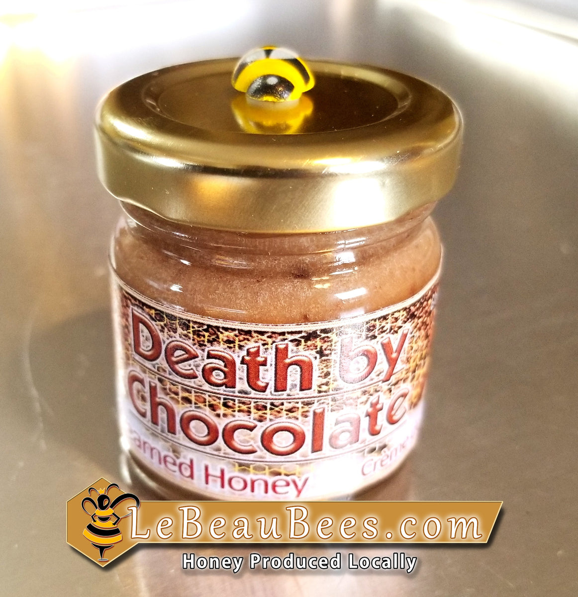 Death by Chocolate Creamed Honey - 50g - LE BEAU BEES