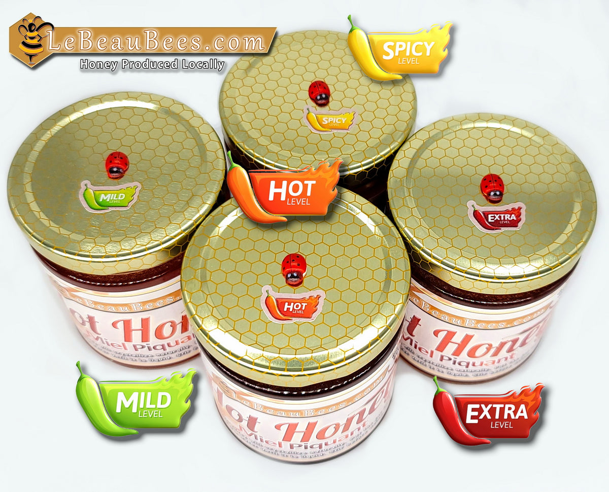 HOT HONEY =- Spicy, Hot and Extra Hot – LE BEAU BEES